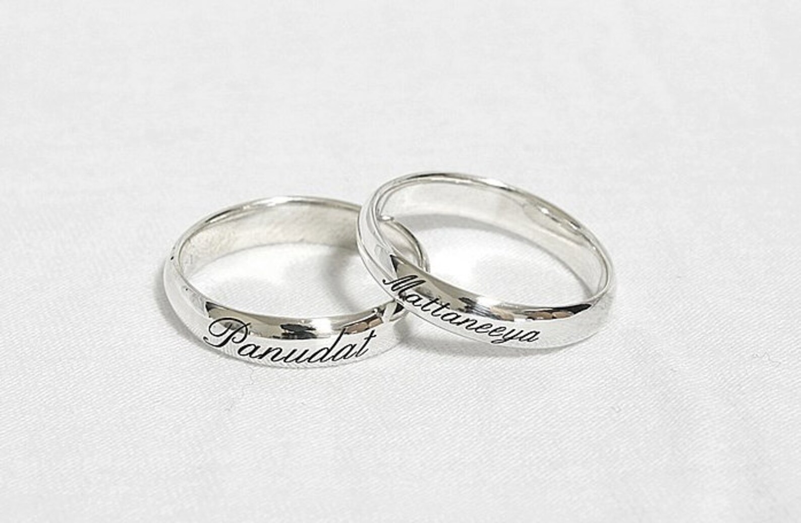 Custom Couples Rings, Wedding Rings, Custom Name Ring, Personalized ...