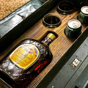 One of a Kind Liquor Vintage Box for That Perfect Gift With Glasses ...
