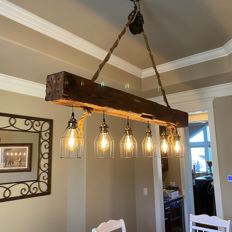 Rustic Chandelier - Etsy