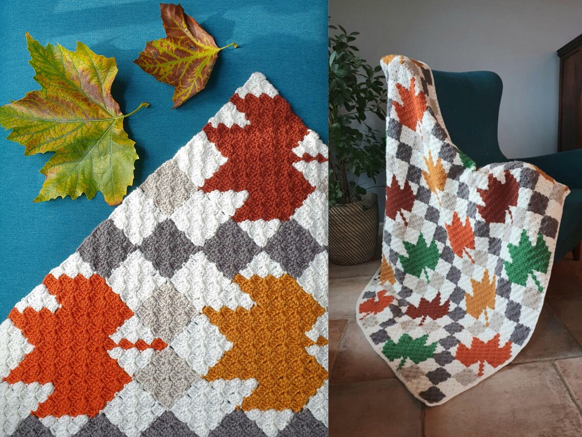Crochet Pattern - Falling Into Autumn - Etsy