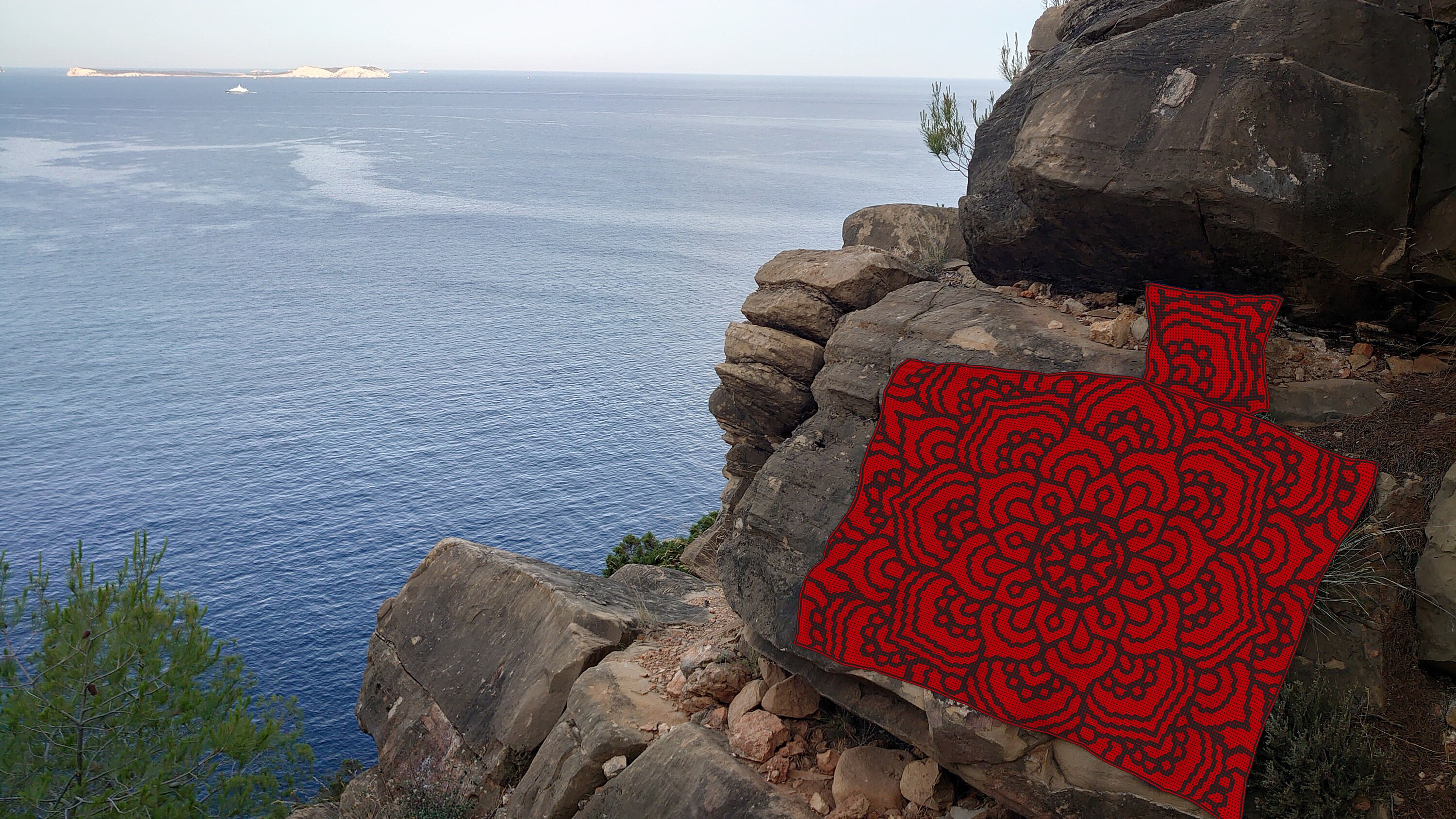 Isra Mandala - Interlocking Crochet Pattern Set - Blanket & Pillow - Etsy