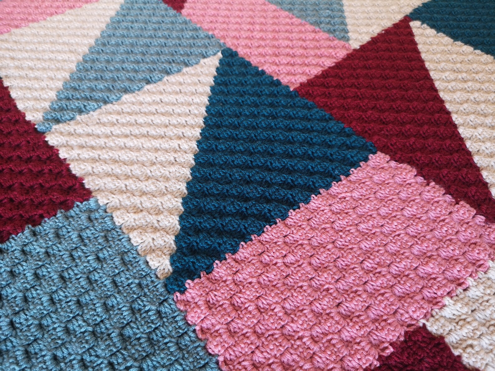 C2C Join as You Go - Tangram Twist Crochet Pattern - Etsy