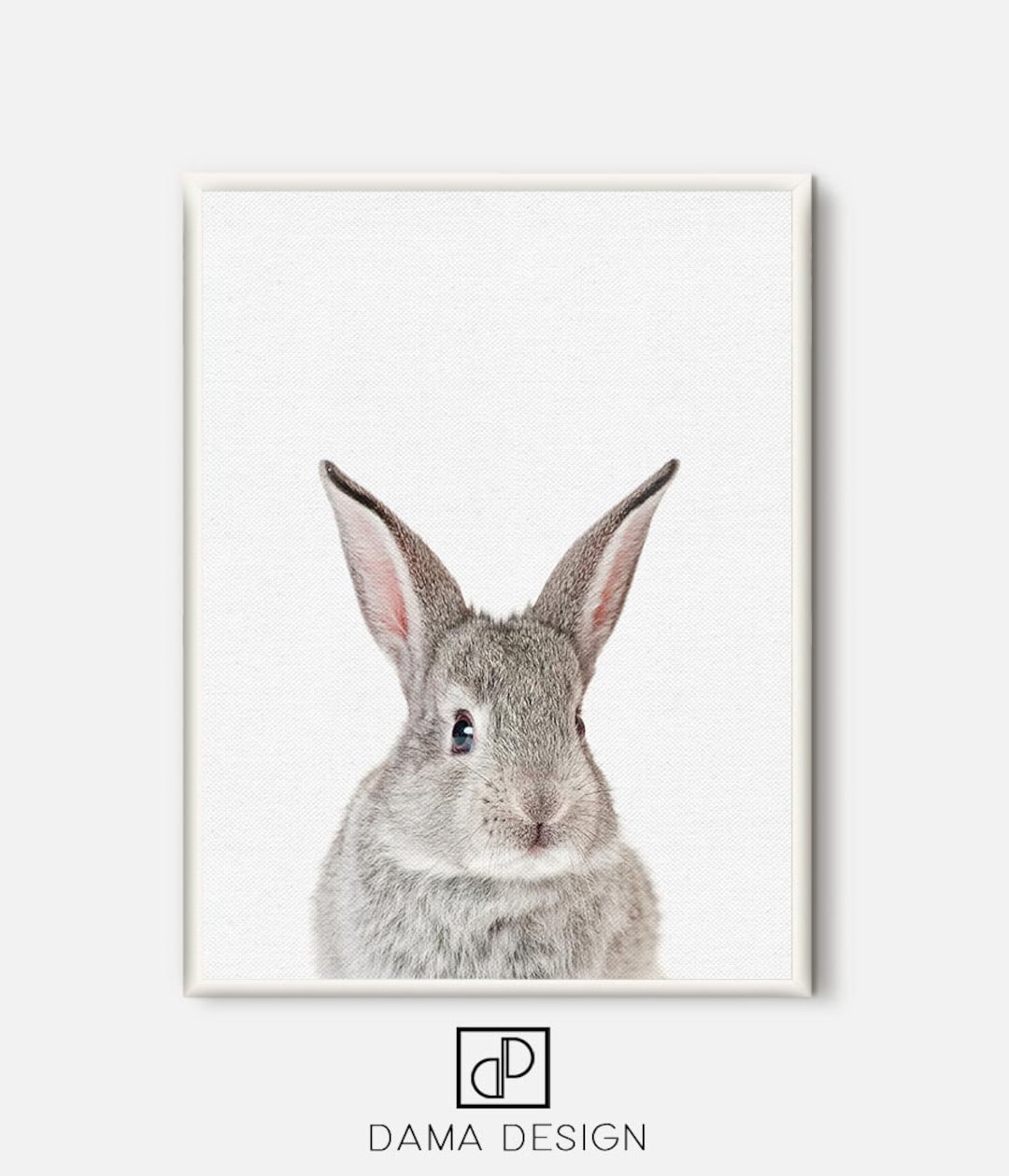 Bunny Print, Rabbit Poster, Nursery Art, Baby Room Animal Printable ...