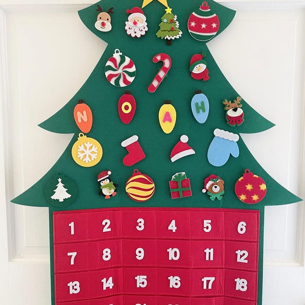 Felt Advent Calendar - Etsy