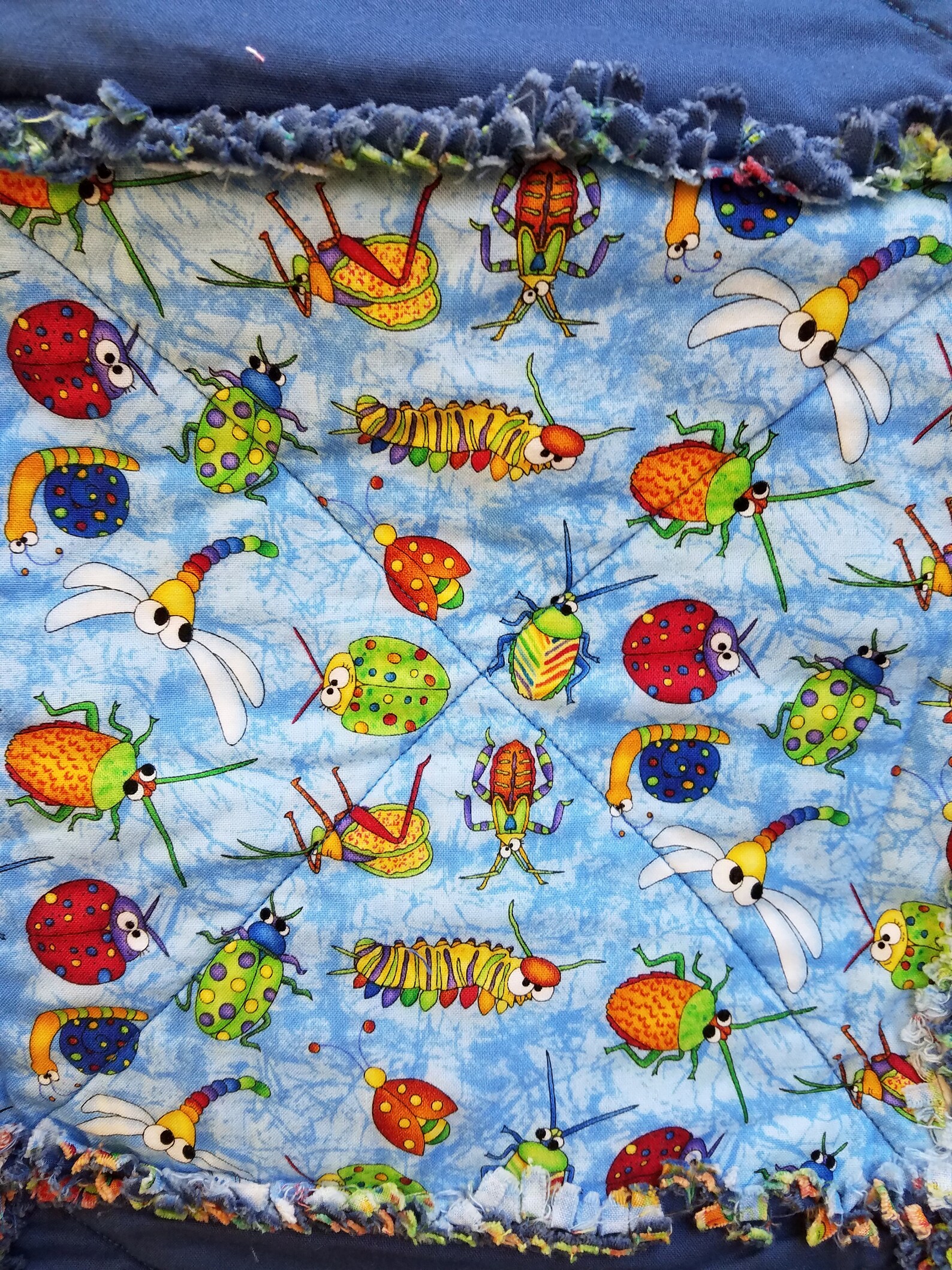 Reversible Child Rag Quilt - Etsy