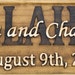 Customizable Sign, Anniversary Sign, Wife Gift, Woodland Sign, Country ...