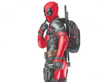 Mars Attacks Deadpool SIGNED 11x17 Comics Horror Art Print - Etsy