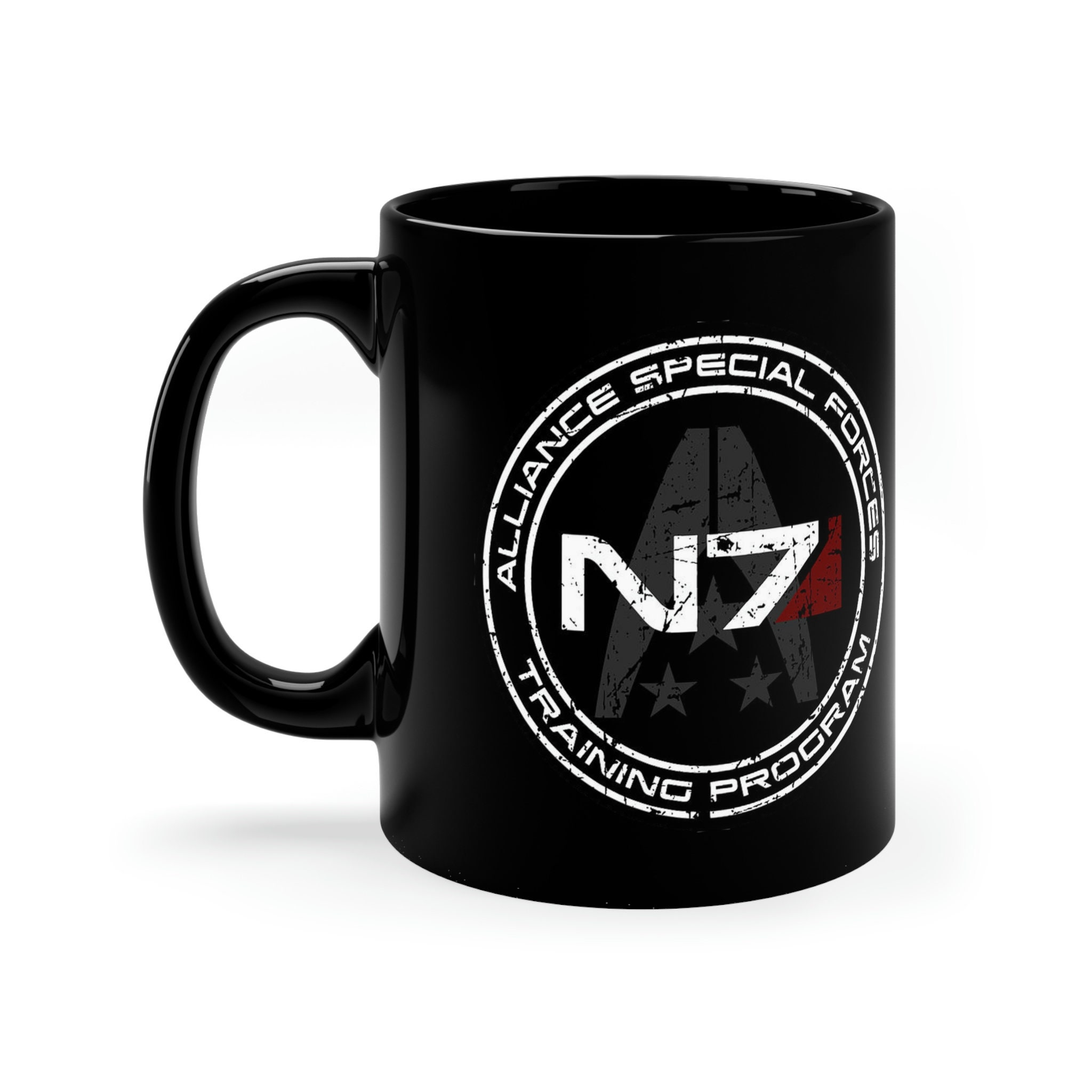Mass Effect N7 Alliance Special Forces Training Program - 11oz Black ...