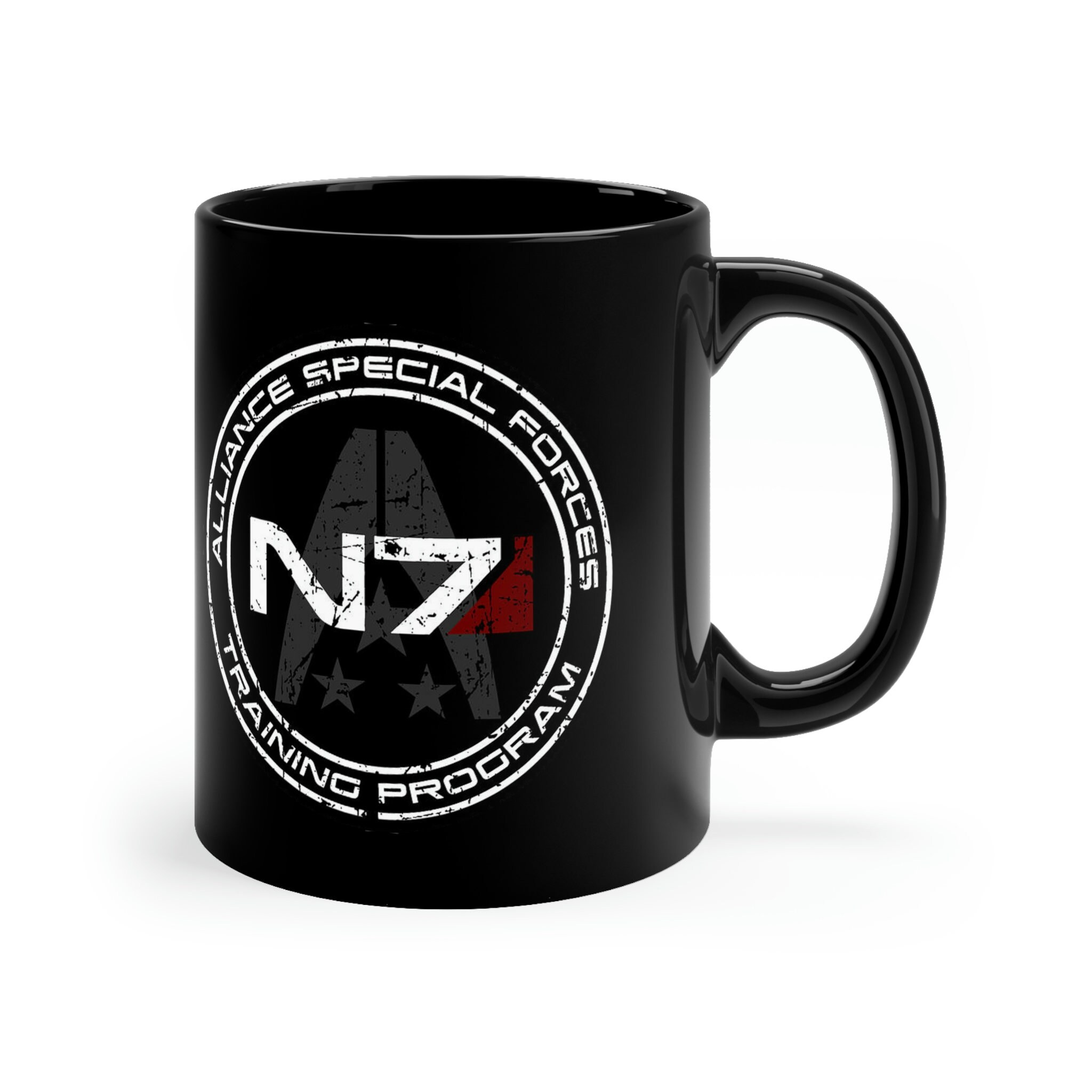 Mass Effect N7 Alliance Special Forces Training Program - 11oz Black ...
