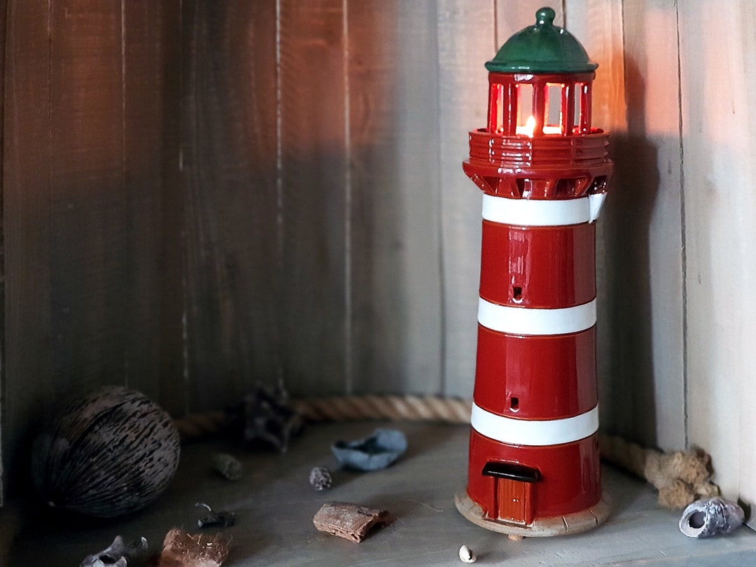 Nar Handmade Ceramic Lighthouse, Gotland Island Lighthouse Model Sweden ...