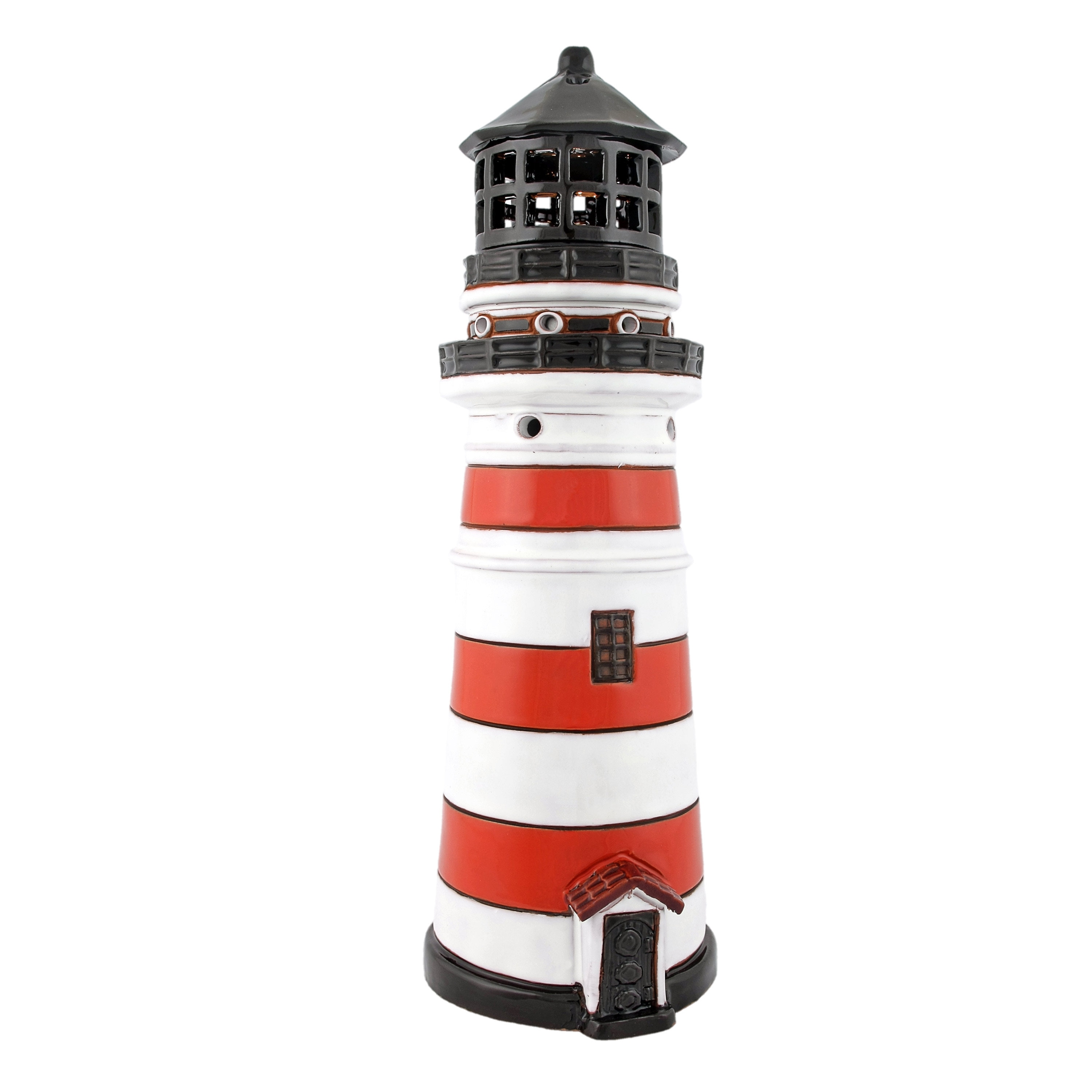 Handmade Ceramic Lighthouse Tealight Candle Holder Money Box - Etsy