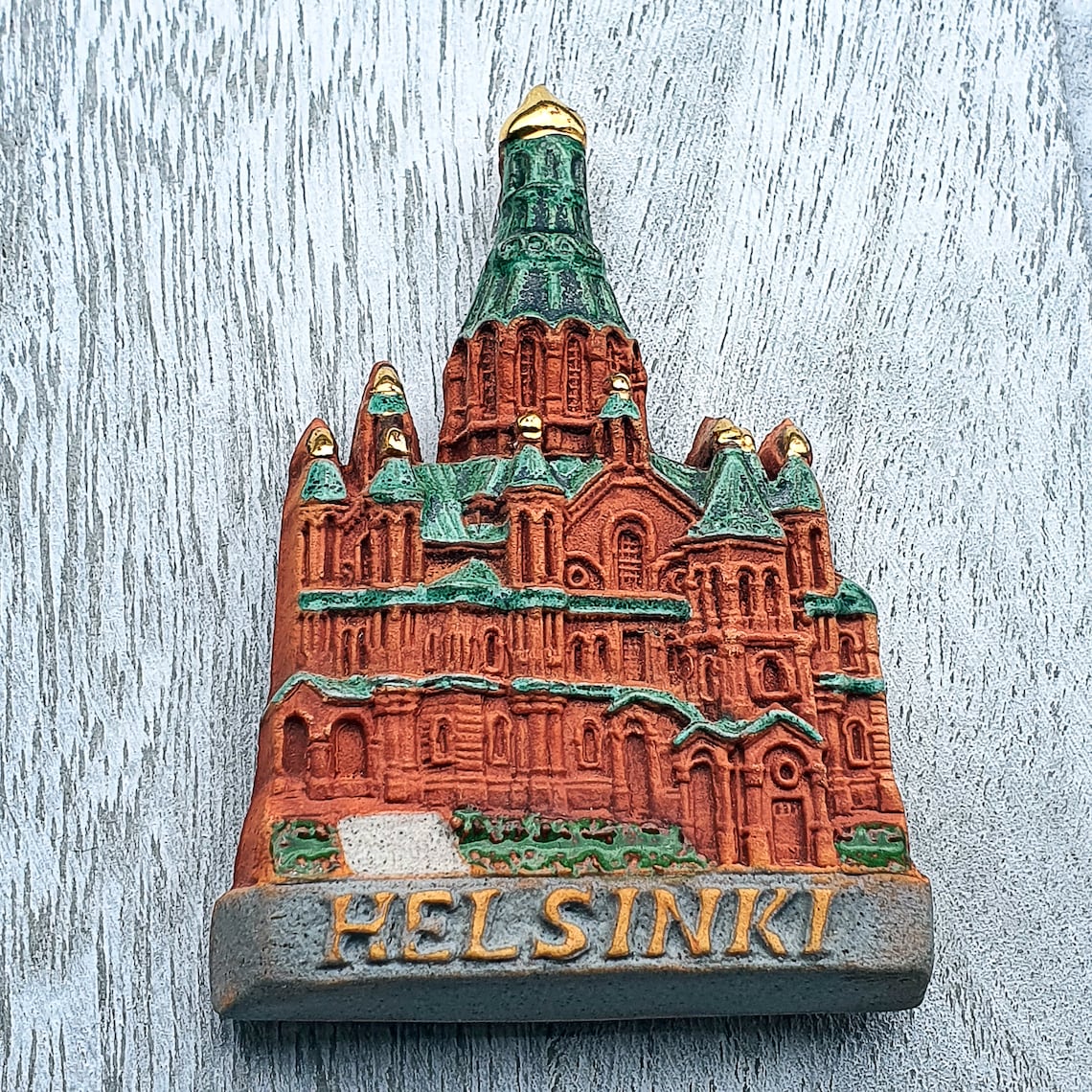 Fridge Magnet Set 3D Helsinki Finland, Handmade Ceramic Souvenir Magnet ...