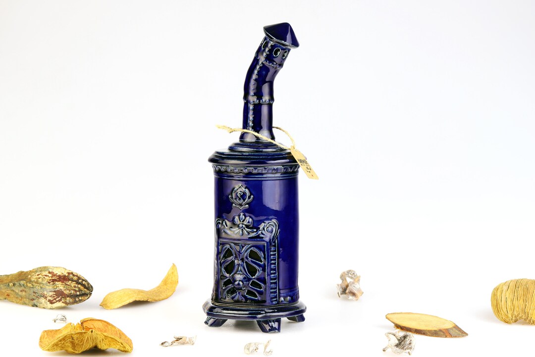 Cobalt Blue Incense Cone Holder | Home Decor | Handmade Decor Stove ...