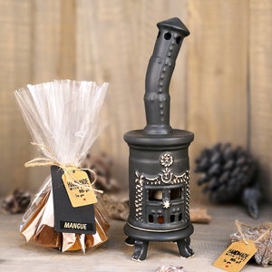 Ceramic Handmade Incense Holder Art Home Decoration Small Stove Incense ...