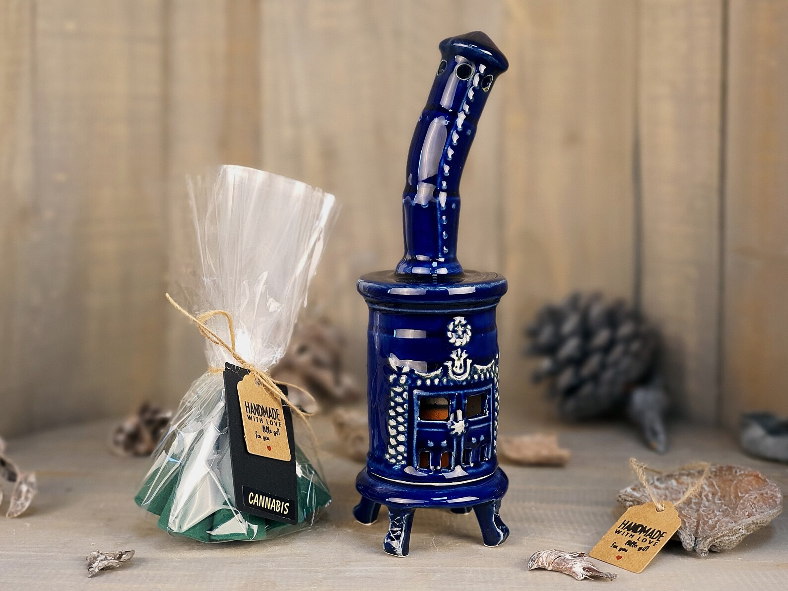Ceramic Handmade Incense Holder Art Home Decoration Small Stove Incense ...