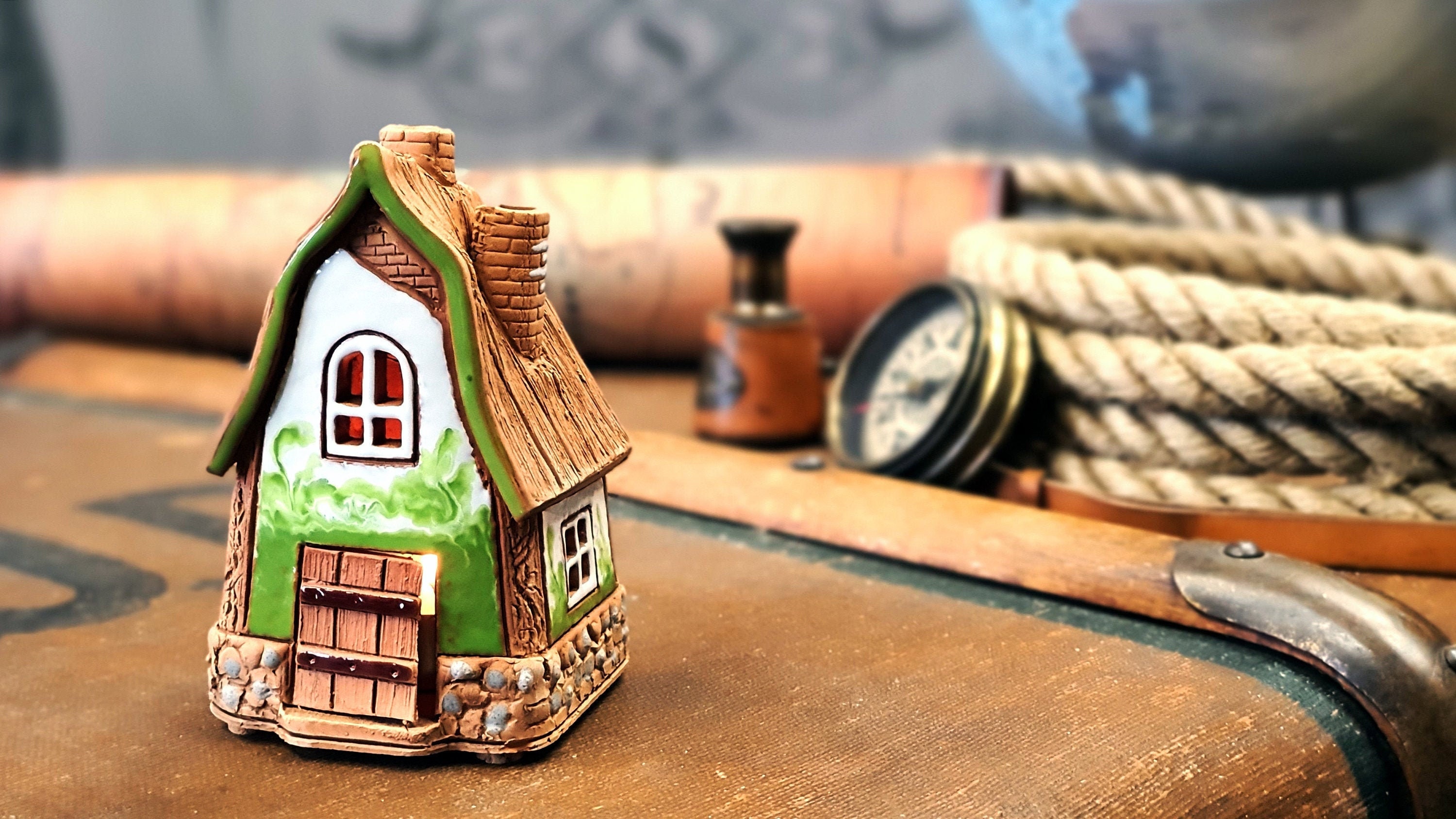 Handmade Ceramic Miniature House Decor Gifts Candle Holder. - Etsy
