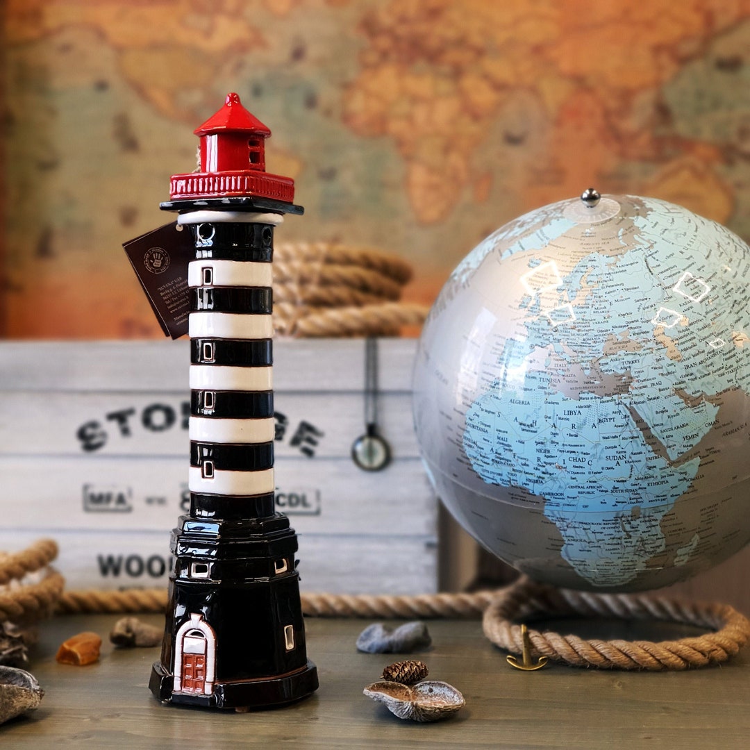 Handmade Ceramic Lighthouse Klaipeda Lithuania, Coastal Lighthouse ...