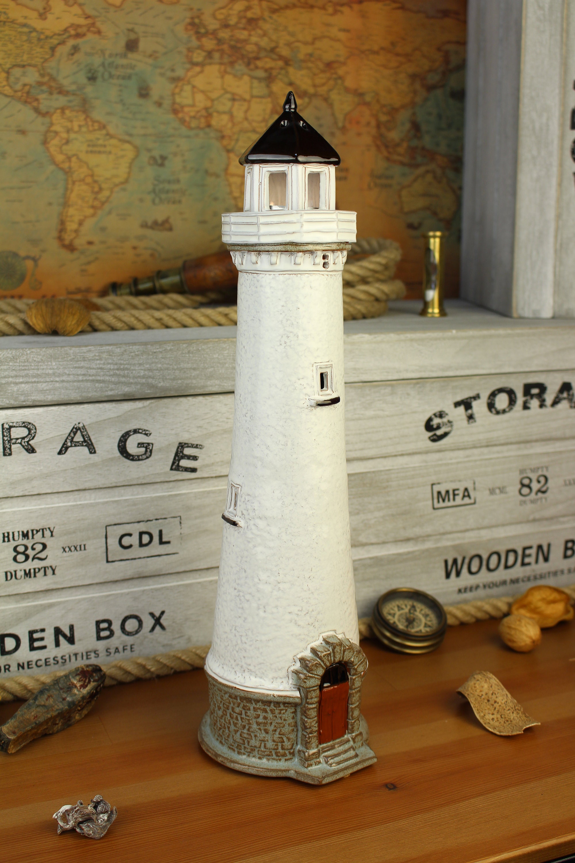 Karlskrona Handmade Ceramic Lighthouse Sweden Decor Gifts - Etsy