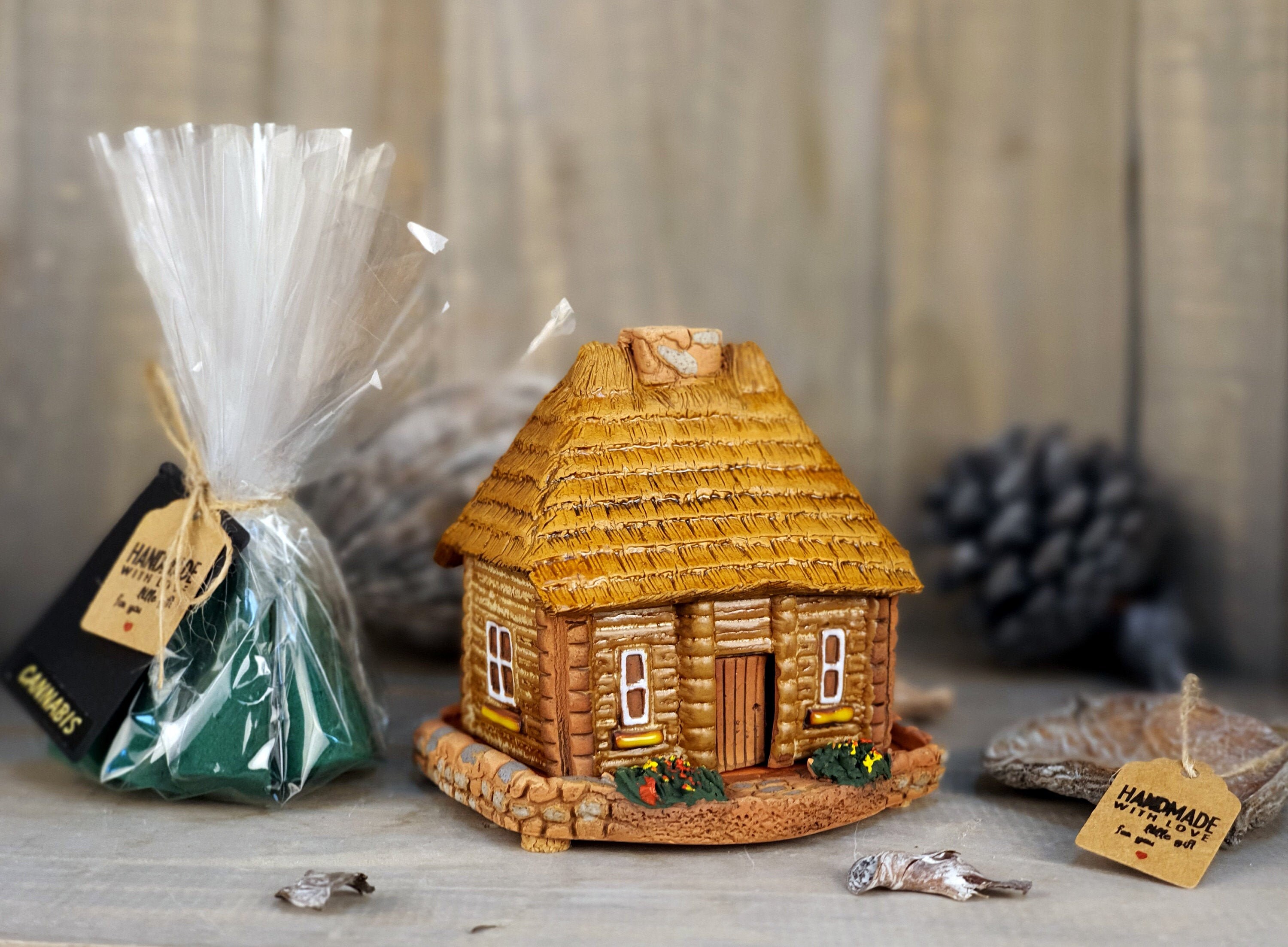 Incense Burner Handmade Ceramic Miniature House. Unique Gift. - Etsy