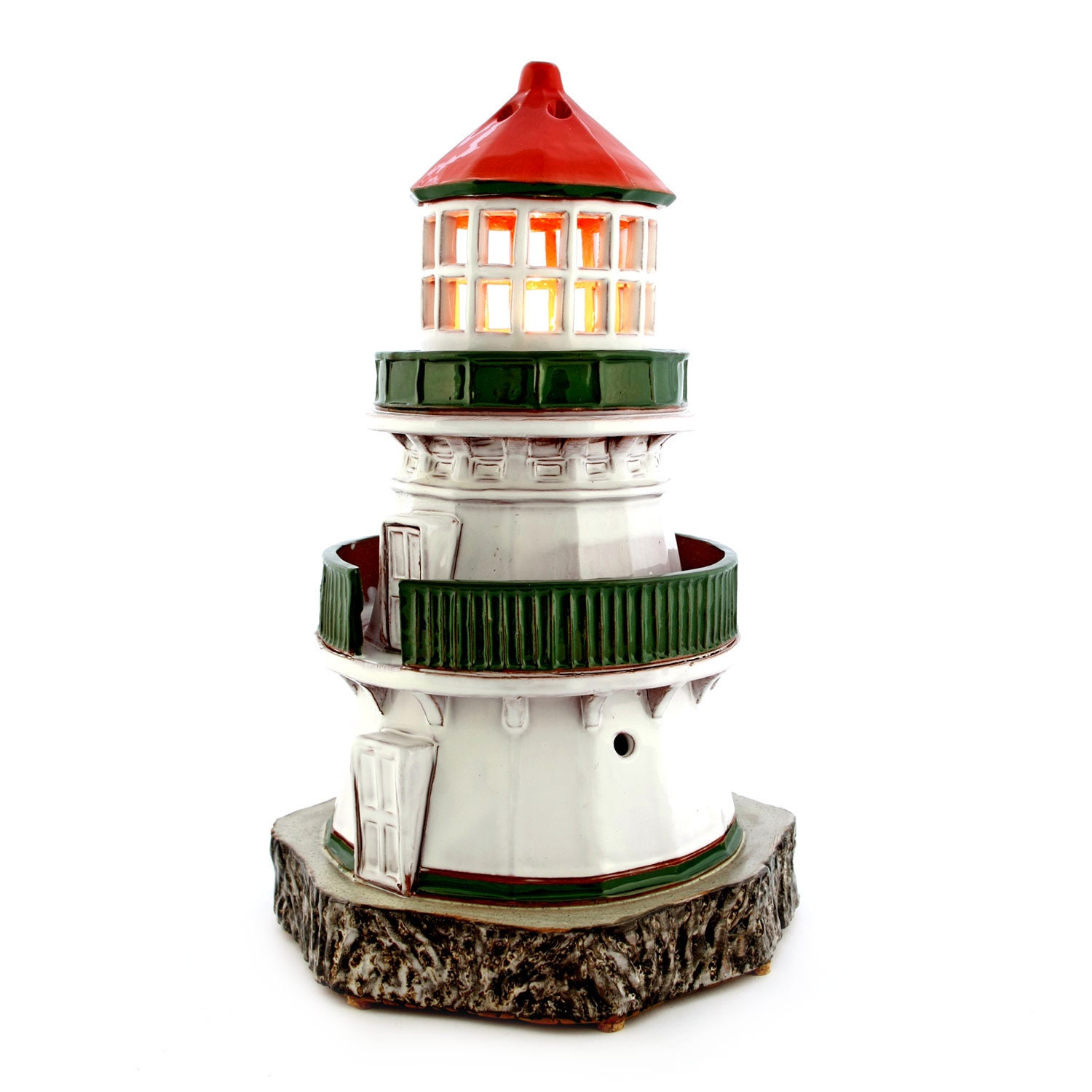 Point Reyes Ceramic Lighthouse Original Handmade Gift Candle - Etsy