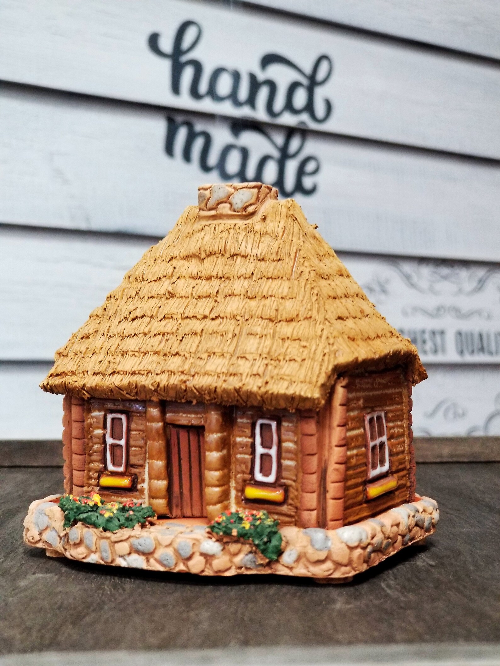 Incense Burner Handmade Ceramic Miniature House. Unique Gift. | Etsy