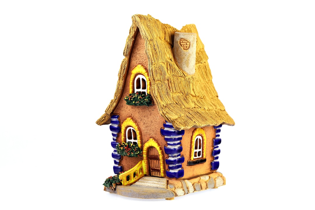 Handmade Ceramic Candle House, House for Aroma Oils Use, Miniature House, Birthday Gift, Home ...
