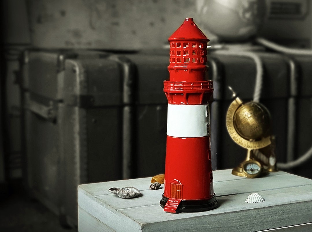 Ryvingen Handmade Ceramic Lighthouse Decor Gifts Candle Holder, Norway ...