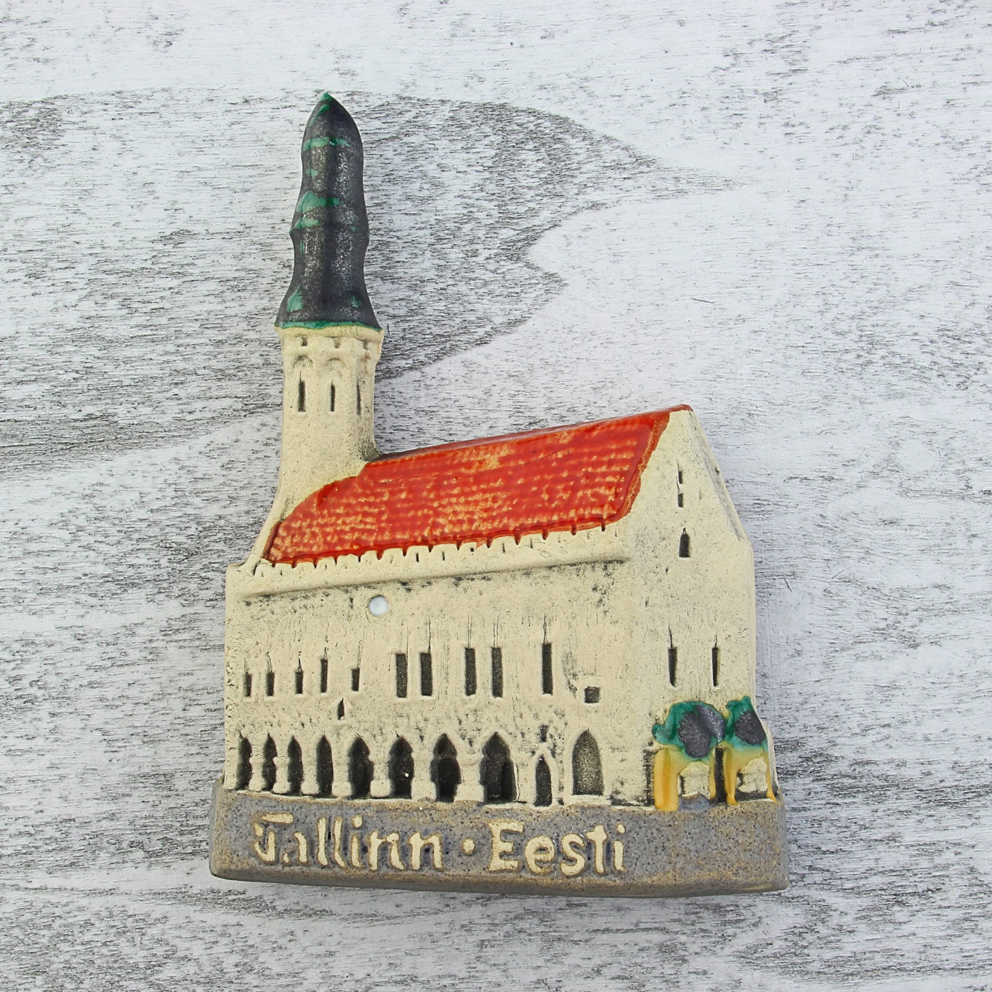 Tallinn Estonia Fridge Magnets Handmade Ceramic Refrigirator - Etsy UK
