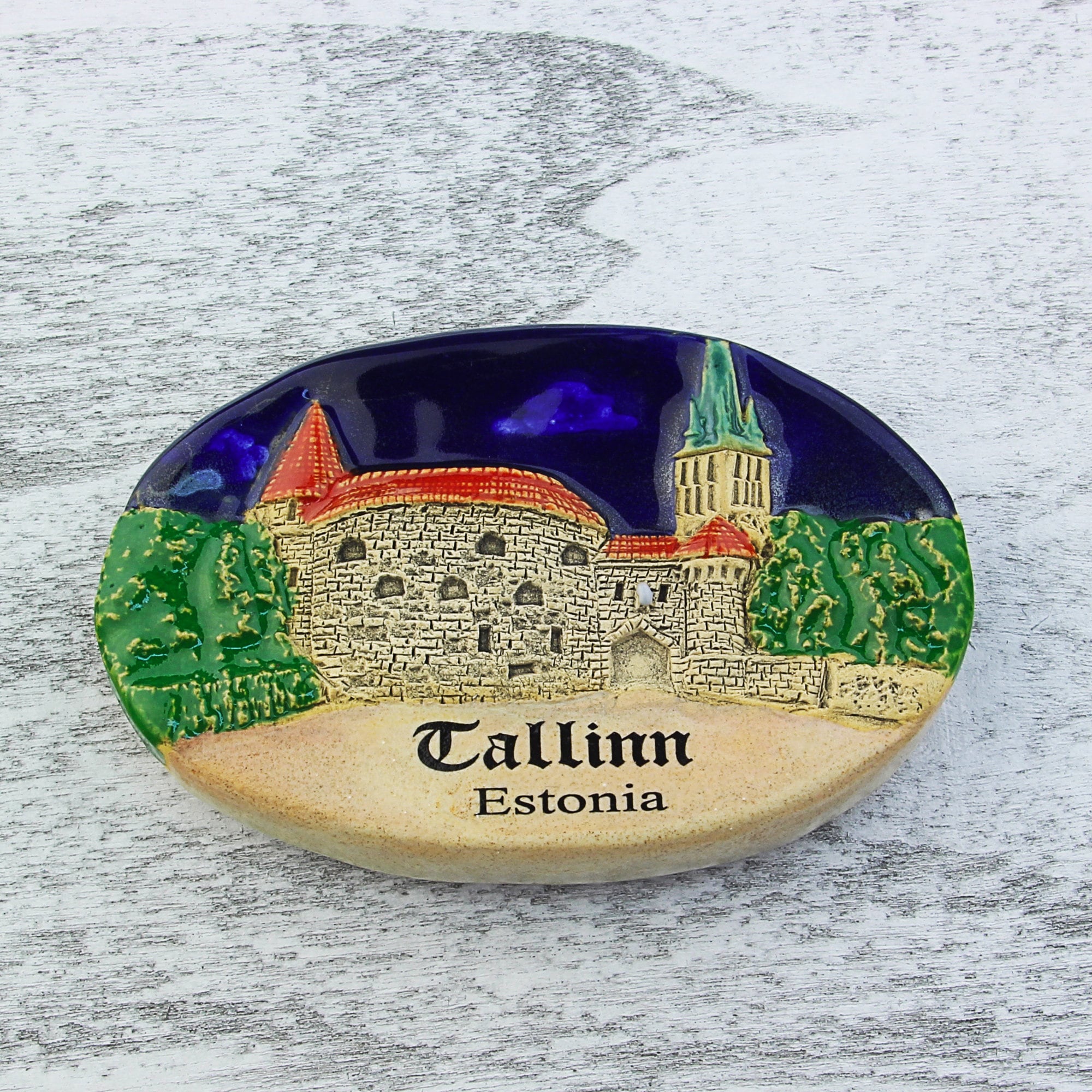 Tallinn Estonia Fridge Magnets Handmade Ceramic Refrigirator - Etsy UK