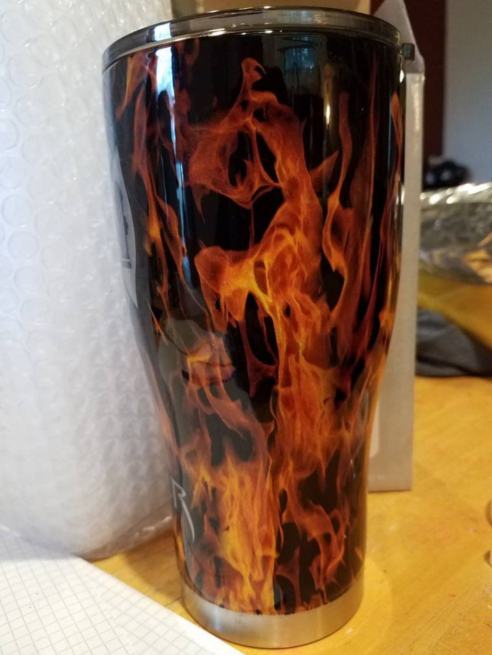 10 Personalized Hydrographic Firefighter Fireman Stainless | Etsy