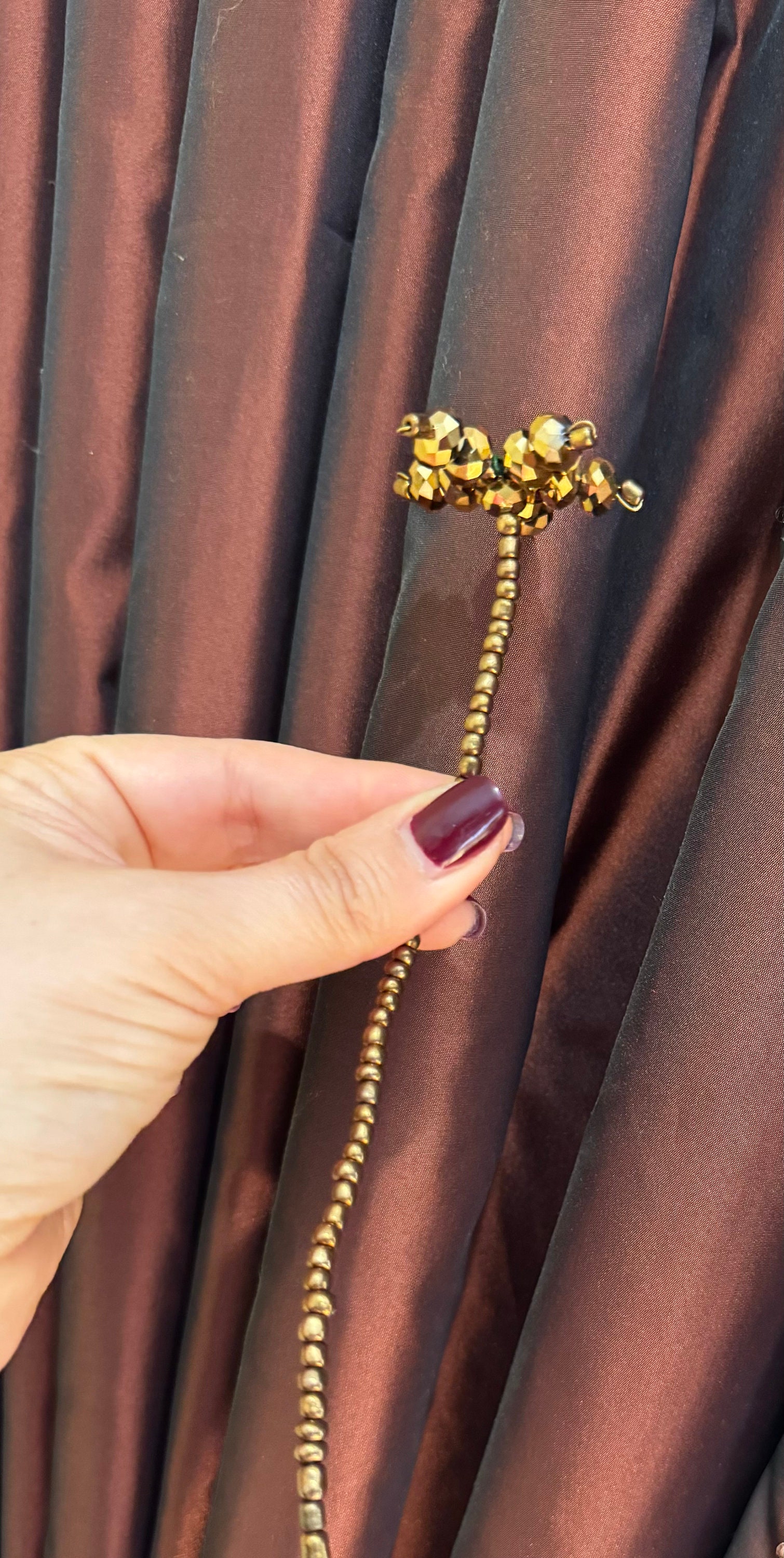 1 Stem Artificial Crystal Beaded Flower Stems Crystal Flower Stem for ...