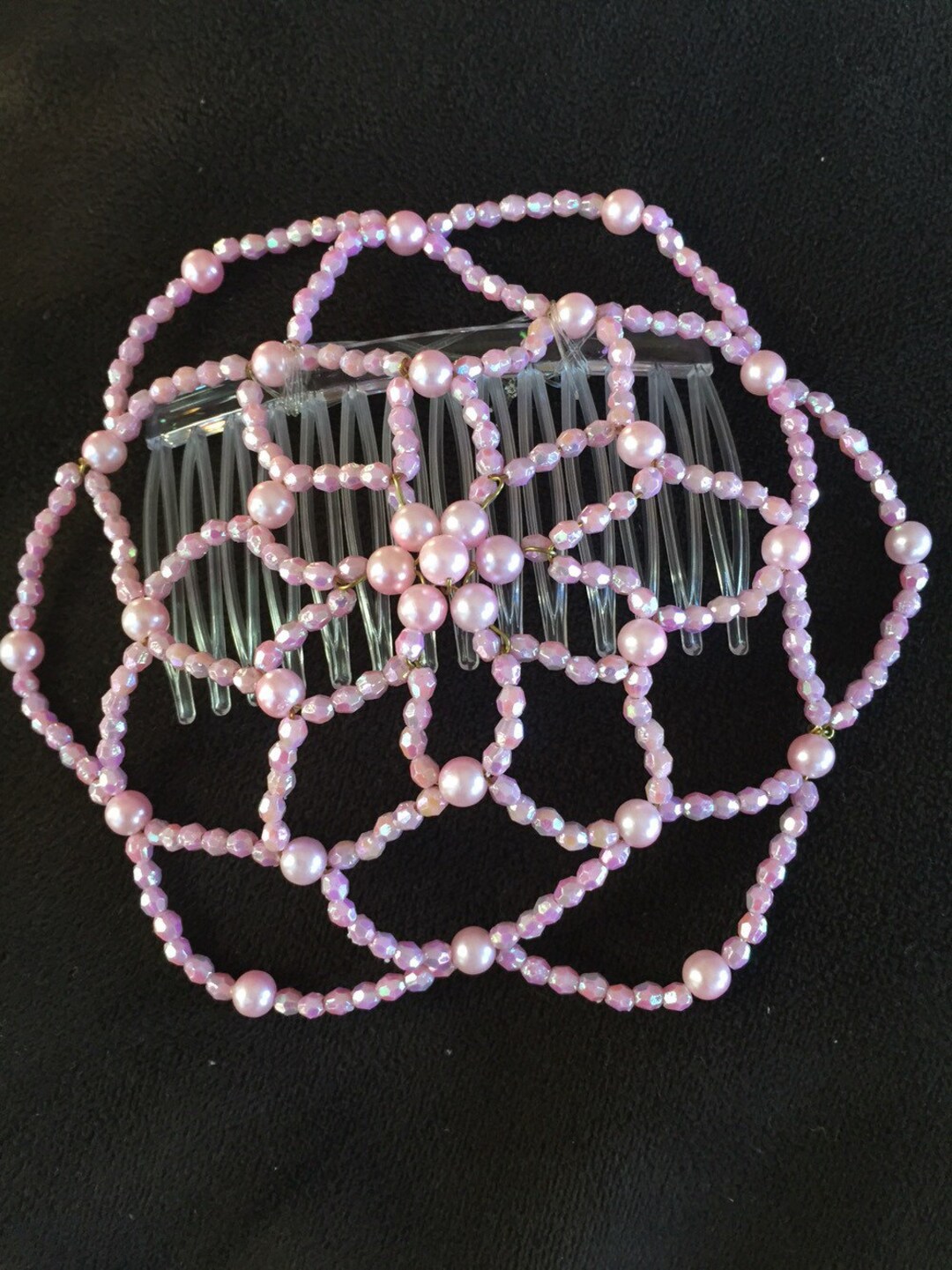 Fully Handmade Pink Color Beaded Kippah Judaica Gift for - Etsy