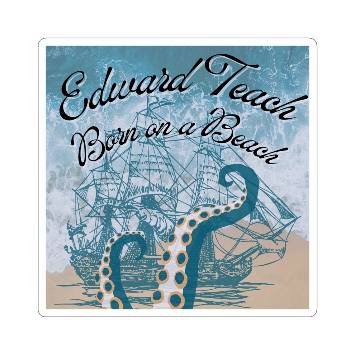 Our Flag Means Death OFMD Sticker Blackbeard Edward Teach - Etsy