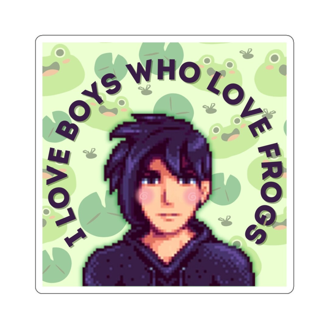 Stardew Valley SDV Sebastian Frogs Sticker Video Games, Indie, Green ...