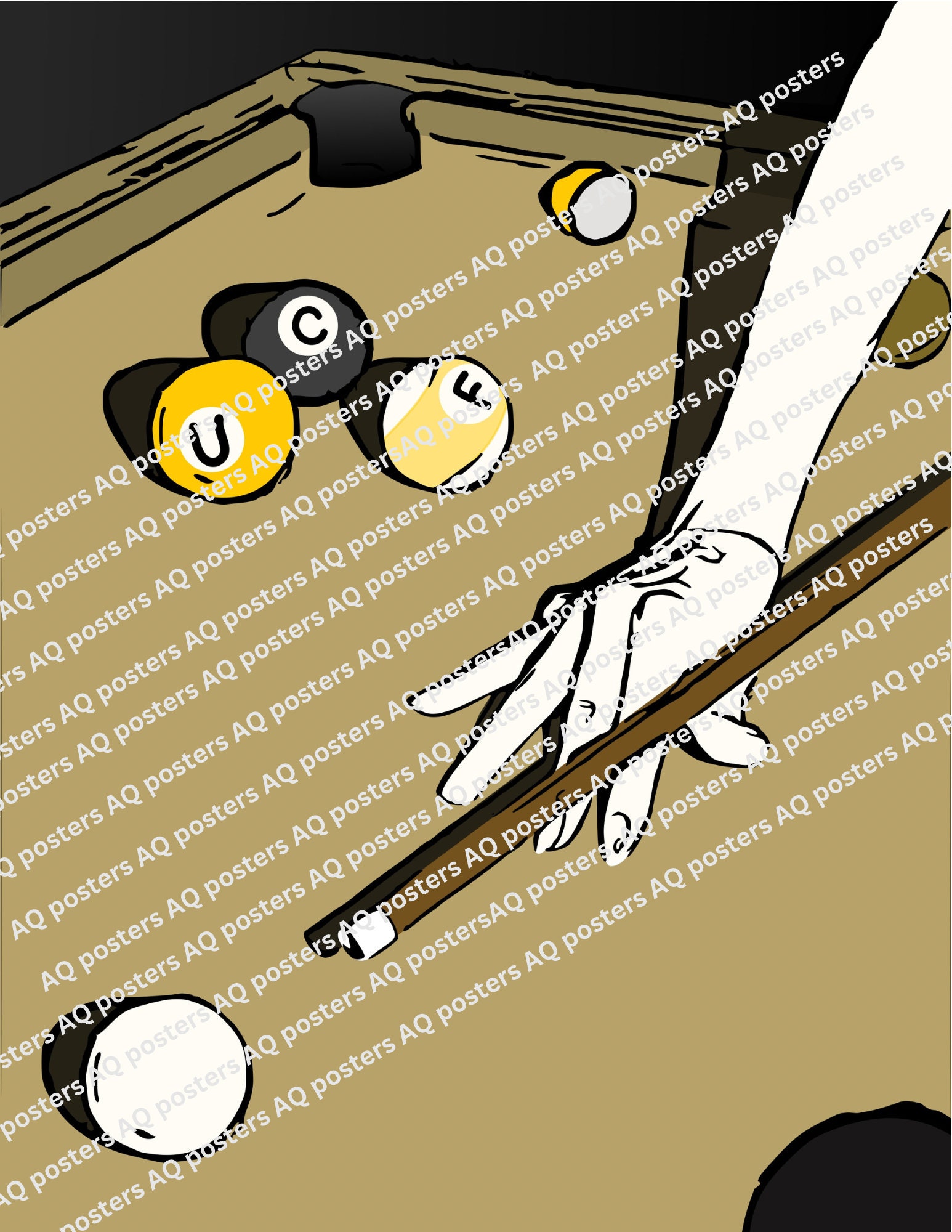 UCF Poster University of Central Florida Downloadable Poster - Etsy