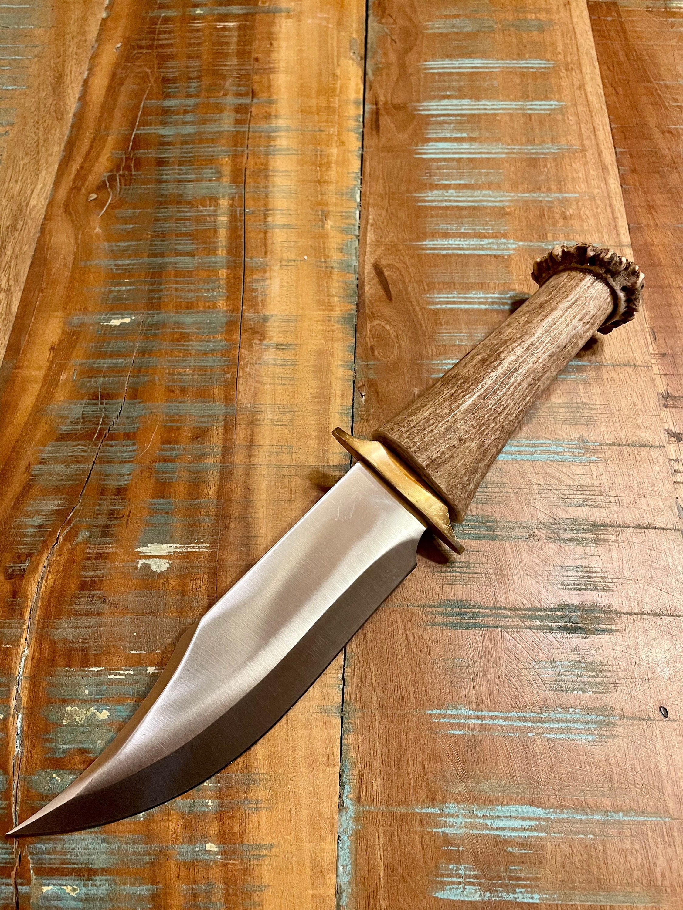 Elk Antler Bowie Knife - Etsy