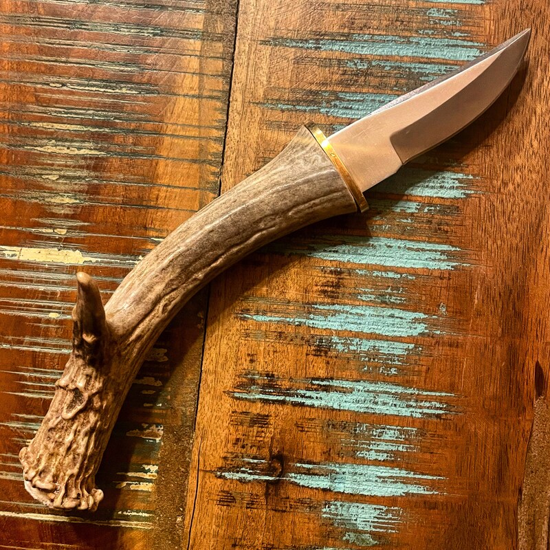 Deer Antler Knife - Etsy