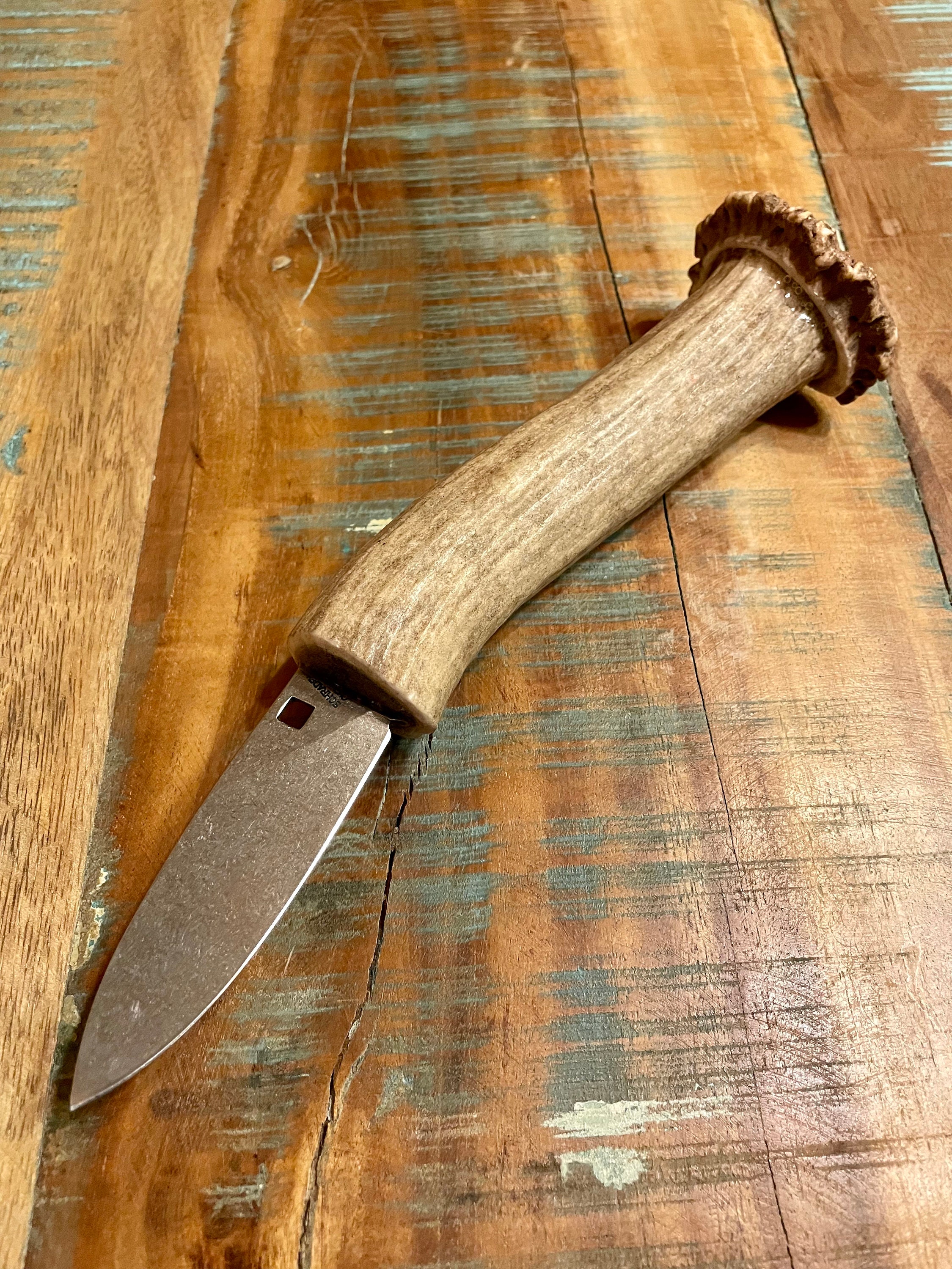 Elk Antler Knife - Etsy