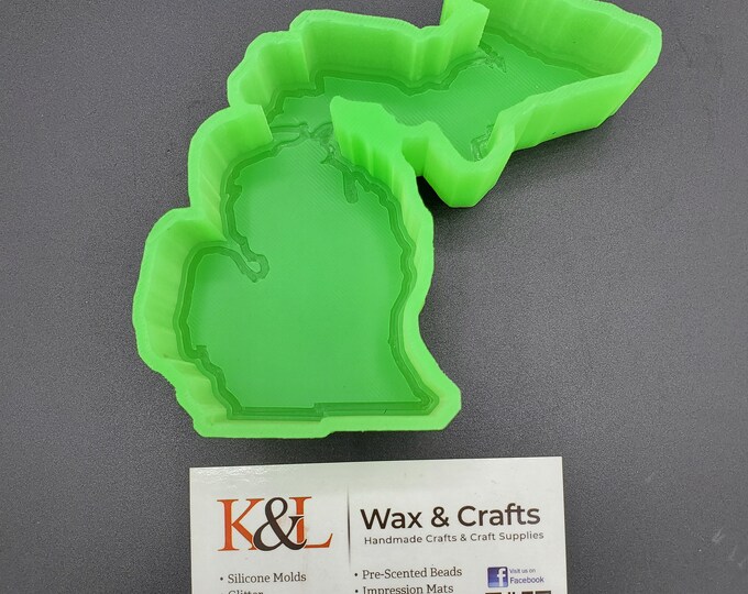 Michigan Outline Freshie Mold | Aroma Bead Mold | Freshie Mold | Car ...