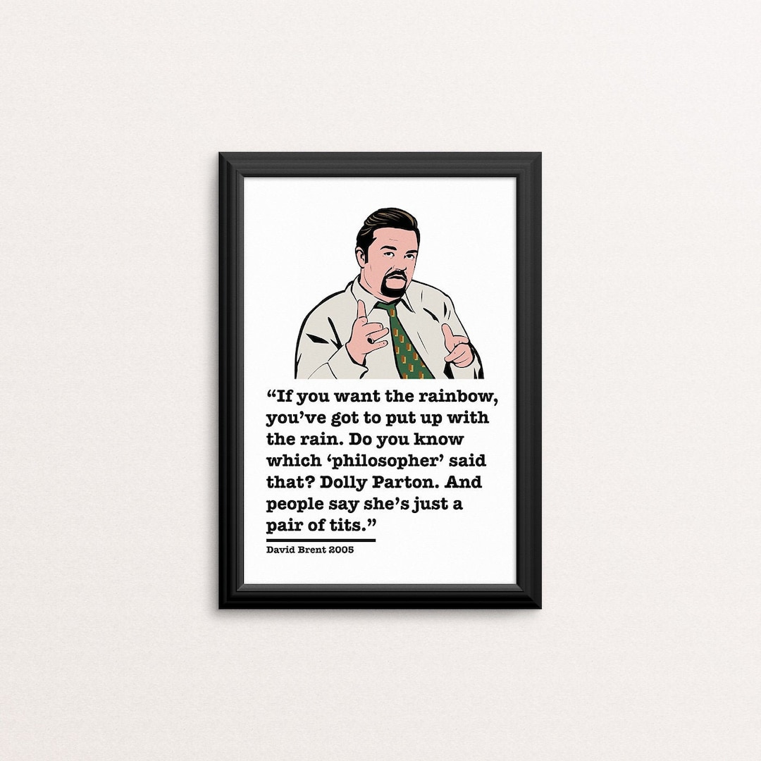David Brent the Office Quote Gift A4 A5 Print - Etsy UK