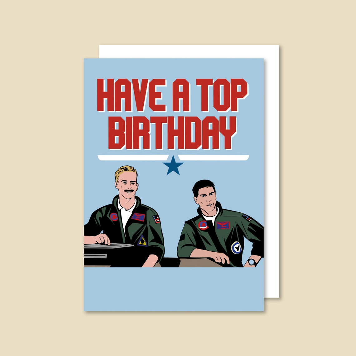 Top Gun Maverick Goose Birthday Card | Etsy Hong Kong