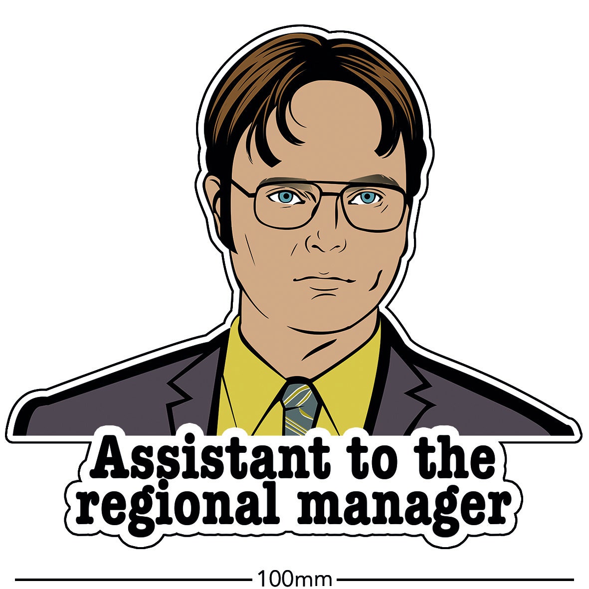Dwight Schrute the Office USA Birthday Card - Etsy