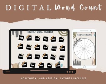 Cute Digital/printable Word Count Tracker! - Etsy