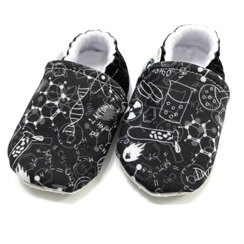 Science Shoes Baby Geek Black Booties for Nerds Future - Etsy