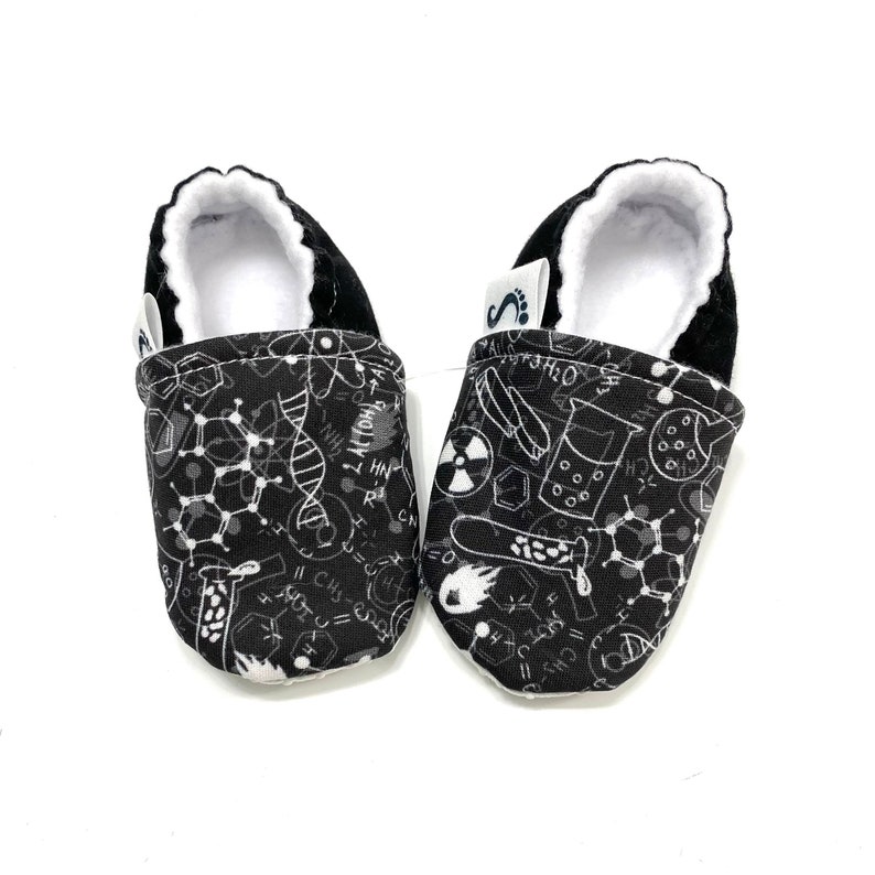 Science Shoes Baby Geek Black Booties for Nerds Future - Etsy