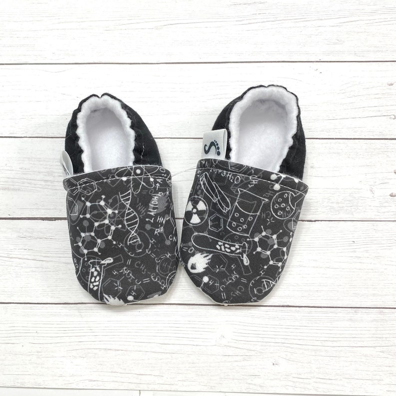 Science Shoes Baby Geek Black Booties for Nerds Future - Etsy