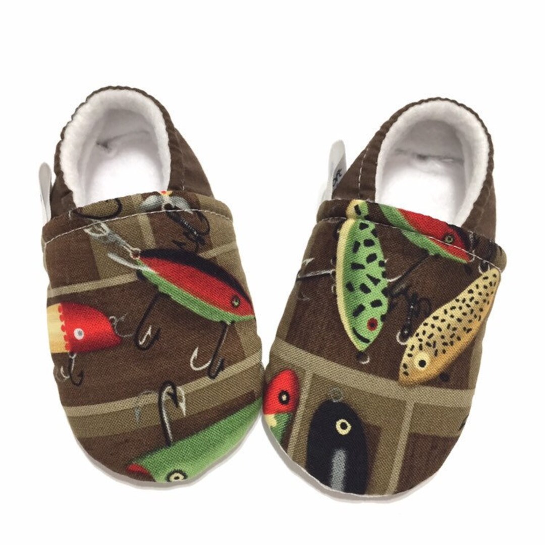 Fishing Baby Shoes Bait Baby Shoes Baby Shower Gift Boy - Etsy