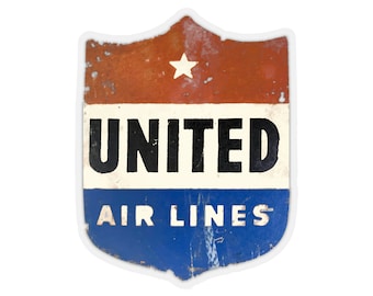 United Airlines B737 MAX Diecut Sticker - Etsy