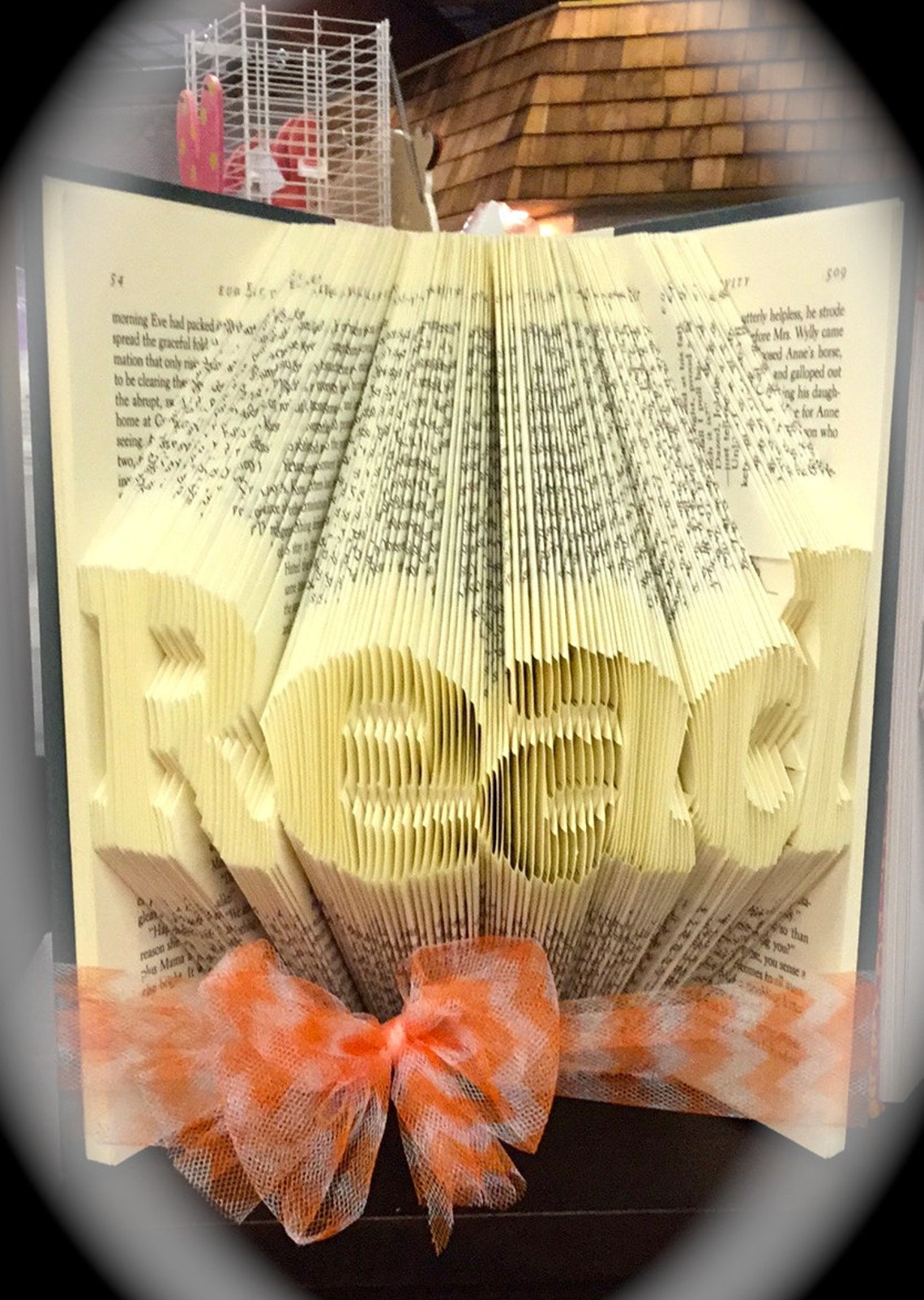 Read Folded Book Graduation Literature Librarian English | Etsy