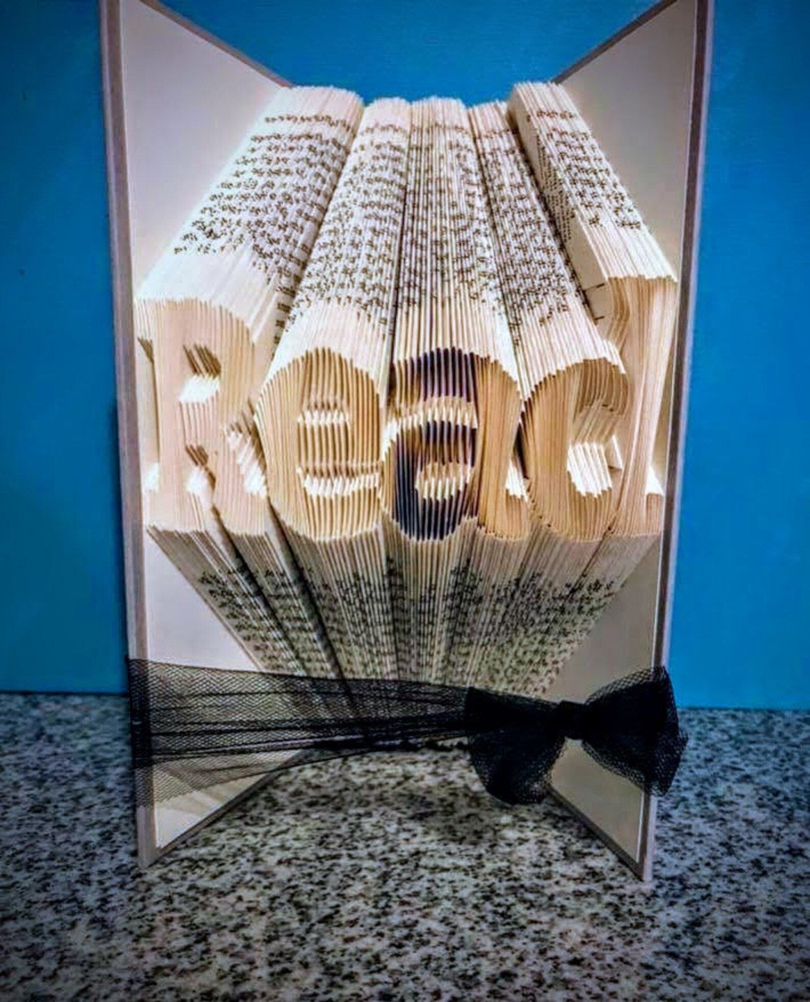 Read Folded Book Graduation Literature Librarian English | Etsy